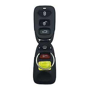 Keyless Entry Remote Key Fob Case with 4 Button Key Shell for Hyundai Elantra Sonata No Chips No Battery Holder