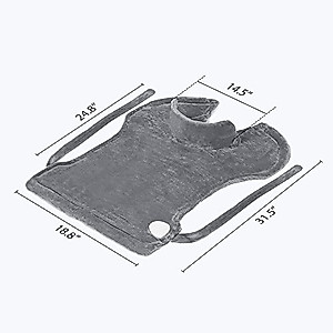 Comfier Large Heating Pad for Back Pain Relief,Soft Flannel Fast Heating Pads for Neck and Shoulders,Electric Heated Wrap,3 Heat Levels & 90-Mins Auto Shut Off,Machine Washable,Gifts for Dad,Women,Men