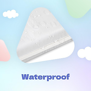 Custom Size 2" Thick Baby Mattress with Fitted Sheet - Waterproof Crib Mattress with Custom Size & Color Fitted Crib Sheet for Bassinet & Cradle