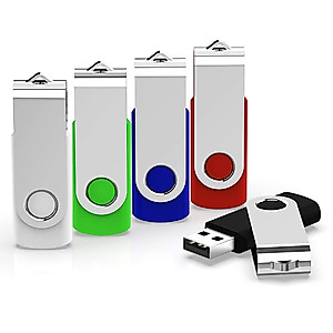 USA, Wholesale 10 Pack (16MB-64GB) Metal USB Flash Drive Memory Stick Thumb Pen USB 2.0 U Disk Storage Data Key (10 Pack - 16MB (Not GB))