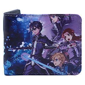 Amatensu Anime Characters Kirigaya Kazuto wallet Yuuki Asuna wallet Yui wallet Ryotaro Tsuboi wallet Shinozaki Rika wallet F
