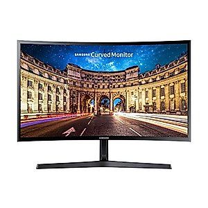 Samsung LC27F396FHNXZA FHD 1080p Curved Monitor, Black, 27in (Renewed)