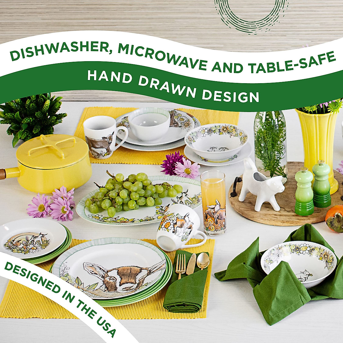 Everything Kitchens 28-Piece Dinnerware-Set