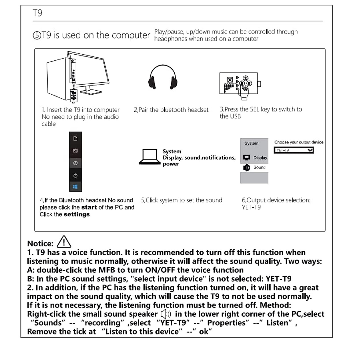 eppfun AK3046D Bluetooth 5.2 Qualcomm aptX-Adaptive HD Transmitter with 3.5mm AUX/RCA/COAXIAL/SPDIF Optical, SBC/aptX Low Latency Dual Connection Audio Adapter for TV PC (Black)