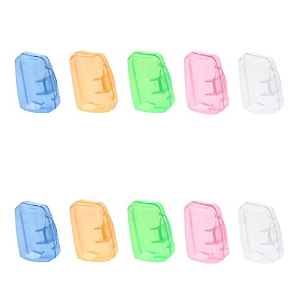 Cafurty 10PCS Toothbrush Covers Head Caps Toothbrush Holder Case Travel Container for Travel Camping Business Trip Toothbrush Cover