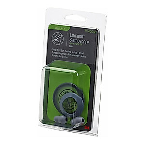 3M Health Care MMM 40006 Littman Stethoscope Spare Parts Kit for Classic II S.E., Includes Nonchill Bell Sleeve, Gray (Pack of 10)