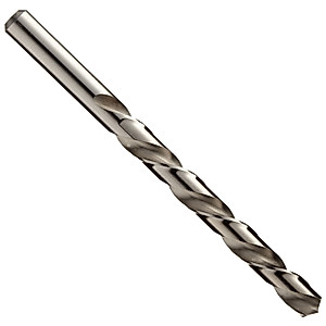 Chicago Latrobe 150L Left-Hand (Reverse) Flute High-Speed Steel Jobber Length Drill Bit Set, Uncoated, 118 Degree Conventional Point, 21-Piece