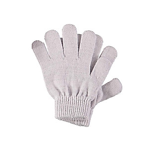 Disney Little Girl's Frozen Winter Hat and Glove Set, Silver Frozen, Age 4-7