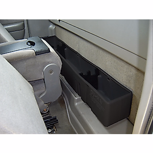 DU-HA Behind-the-Seat Storage Fits 99-07 Chevrolet/GMC Silverado/Sierra Regular Cab, Black, Part #10026