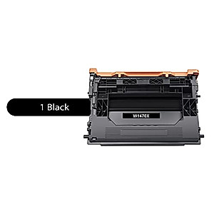 147X Black Toner Cartridge 1-Pack with Chip Compatible Replacement for HP 147X 147A W1470X W1470A for HP Laserjet Enterprise M610n M611dn M611x M612dn M612x MFP M634h M635fht Printer High Yield Ink