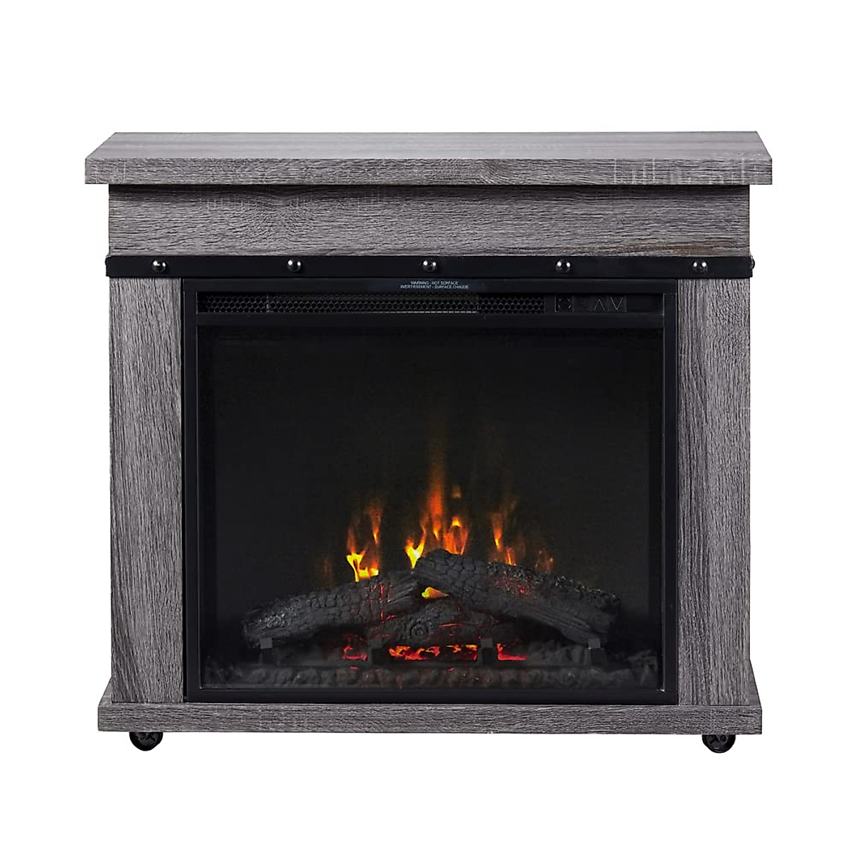 Dimplex Morgan Electric Fireplace Mantel (Model: C3P23LJ-2085CO), 5118 BTU, 120 Volt, 1500 Watt, Charcoal Oak