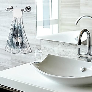 Kigai Hand Towels The Mighty Wolf Hand Towels for Bathroom Kitchen Hanging Hand Towels Ultra Soft and Highly Absorbent Quick-Dry Hand Towels 18.2x14in