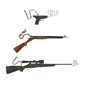 Allen BORE-NADO Bore Cleaner, Barrel Cleaning Rope, Gun Snake - for Handguns, Rifles, or Shotguns, Gray/White/Red, 40 Caliber (70583)