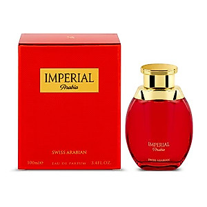 Imperial Arabia 100ml, an Aromatic Unisex Oud Wood Parfum for Men and Women with sultry Spices, Leather and Incense by perfume artisan Swiss Arabian