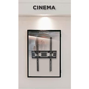 MP-PWB-64AF LCD Low Profile TV Wall Mount Design for Vertical or Portrait Mounting of 37" to 75" HDTV | Menu Wall Board Mount | Anti-Theft and Lockable (Suport VESA 400x600)