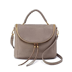 HOBO Hobo Fern Satchel Velvet Pebbled Leather Graphite