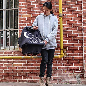 Wallfire Baby Nursing Cover,Baby Car Seat Canopy,No Touch Sign Infant Stroller Cover Breastfeeding Cover