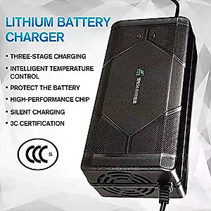 TCTYALR 370W Power 60V 5a 6a Electric Scooter Charger 71.4V 17S ebike Lithium ion Batteries Charger