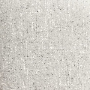 OSP Home Furnishings Alania Wood Accent Chair with Cane Back, Arms and Padded Seat, Linen Fabric with Coastal Wash Frame