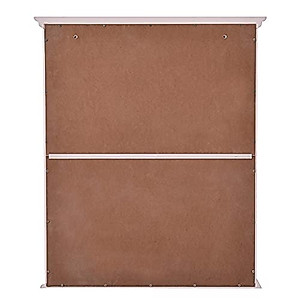 HAPPYGRILL Wall-Mounted Bathroom Storage Cabinet Bathroom Organizer Shelf Over The Toilet Storage Medicine Cabinet