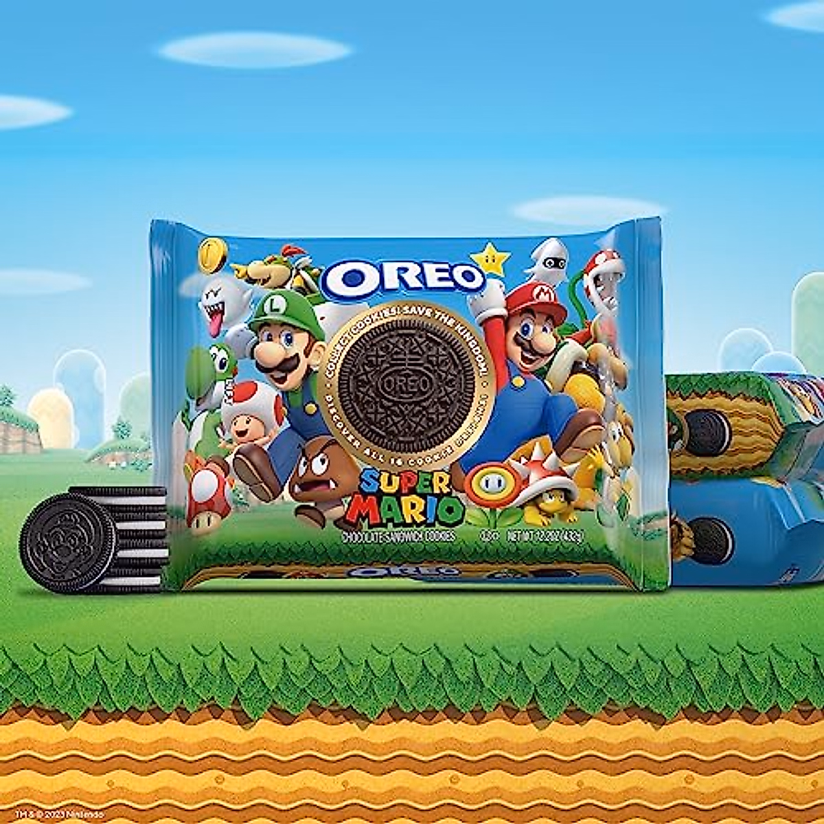 Super Mario™ OREO Chocolate Sandwich Cookies, Limited Edition, 12.2 oz