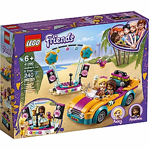 LEGO Friends Andrea’s Car & Stage Playset 41390 Building Kit, Includes a Toy Car and a Toy Bird (240 Pieces)