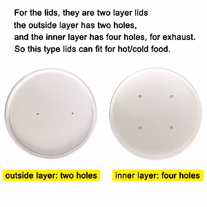 Belinlen 40 Count (16 oz) One - Pint Frozen Dessert Containers with Lids Ice Cream Cups with Lids