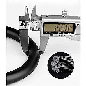 VIGAT Bicycle Lock, Anti-Theft Steel Cable Lock, Portable Mini Ring Lock Mountain Road Bike Riding Equipment Accessories(Color:Black)