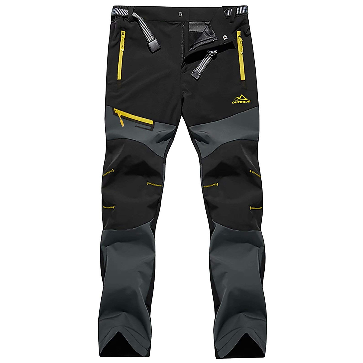 BIYLACLESEN Hiking Pants Mens Spring Fall Outdoor Pants Waterproof Pants Work Pants for Men Fishing Pants Travel Pants Tactical Pants Men