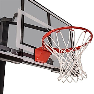 Silverback Ghost Basketball Goal with 60-Inch Tinted Tempered Glass Backboard