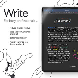 Paperlike 2.0 (2 Pieces) for iPad Air 10.5" (2019) & iPad Pro 10.5" (2017) - Screen Protector for Drawing, Writing, and Note-taking like on Paper