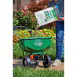 Scotts Turf Builder THICK'R LAWN Grass Seed, Fertilizer, and Soil Improver for Sun & Shade, 1,200 sq. ft., 12 lbs.