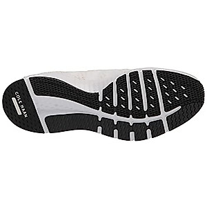 Cole Haan Women's Zerogrand OVERTAKE LITE Runner Running Shoe, White Webbing/White Midsole/Black Outsole, 8