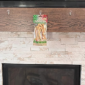 Fieldcrest Farms Nothin' to Hide Mini Holiday Candy Cane Chicken Flavor Dog Chews, Rawhide-Free, Easily Digestible, Long-Lasting, All-Natural Treats for Moderate Chewers up to 15lbs, 6-Ct