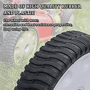 CheeMuii 734-04018 Lawn Mower Front Drive Wheel MTD Troy Bilt TB240 734-04018B 12AV569Q597 734-04018A Pack of 2