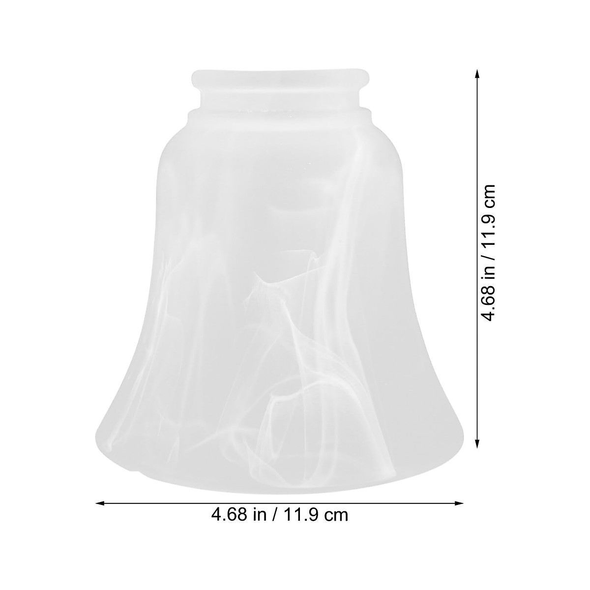 Ceiling Fan Glass Cover Pendant Light Shades Lamp Shades for Chandeliers Chandelier Glass Shade Replacement Glass Shades White Lampshade Hanging Light Shades Light Fixture Covers