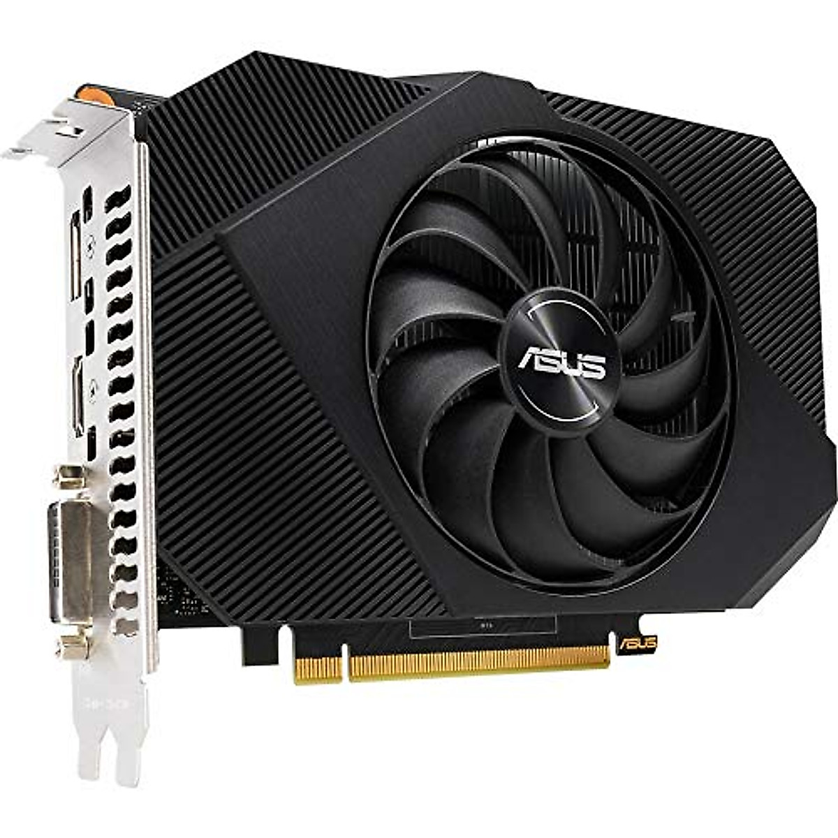 ASUS Phoenix NVIDIA GeForce GTX 1650 OC Edition Gaming Graphics Card (PCIe 3.0, 4GB GDDR6 Memory, HDMI, DisplayPort, DVI-D, 1x 6-pin Power Connector, Axial-tech Fan Design, Dual Ball Fan Bearings)