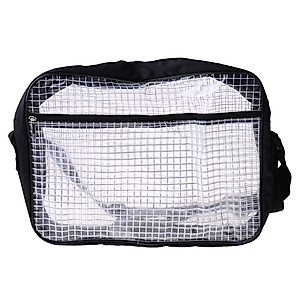 BEITABEITAkaitank Anti-Static Cleanroom Clear Tool Bag Full Cover PVC for Engineer Shoulder Bag Crossbody Bag,Black