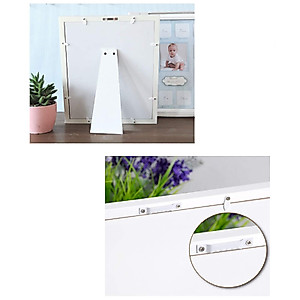 KMAKII Collage Photo Frame for Baby First Year 12 Month Keepsake Picture Photo Frame -Gift for Mom to Be or Expecting Parents-White