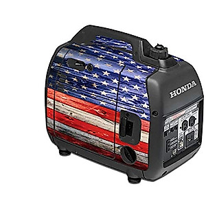 AMR Racing Decals Compatible with Honda EU2000i Skin Camping Portable Generator - Flag Wood