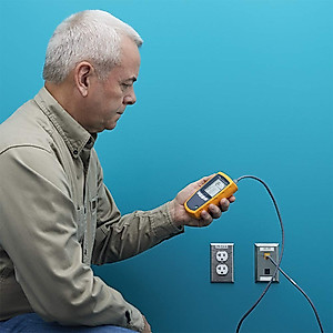 Fluke Networks - 5018513 MS-POE-KIT MicroScanner Copper Cable Verifier & PoE tester for RJ-45 Category 5-6A Ethernet Cables, Includes IntelliTone Pro 200 & Remote ID Kit