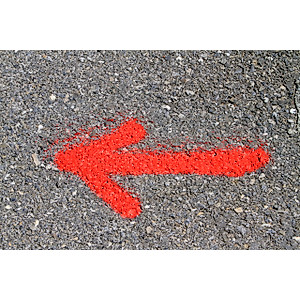 Rust-Oleum 266590 Professional 2X Distance Inverted Marking Spray Paint, 15 oz, Fluorescent Red Orange