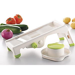 Brieftons QuickPrep Mandoline Slicer for Kitchen, Premium Quality Multi Purpose Vegetable Slicer, Cutter, Shredder, With 4 Cutting Modes, Multiple Thickness Levels to Slice, Chop, Julienne Veggies