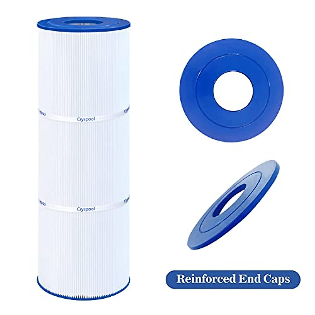Cryspool Pool Filter Compatible with Hayward CX580XRE, SwimClear C3025, C3030, PA81, Unicel C-7483, Filbur FC-1225, 4 Pack