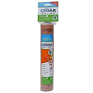 Household Essentials Cedar Drawer and Closet Shelf Liner, 6-Feet by 10-Inch, Brown, 1 Pack