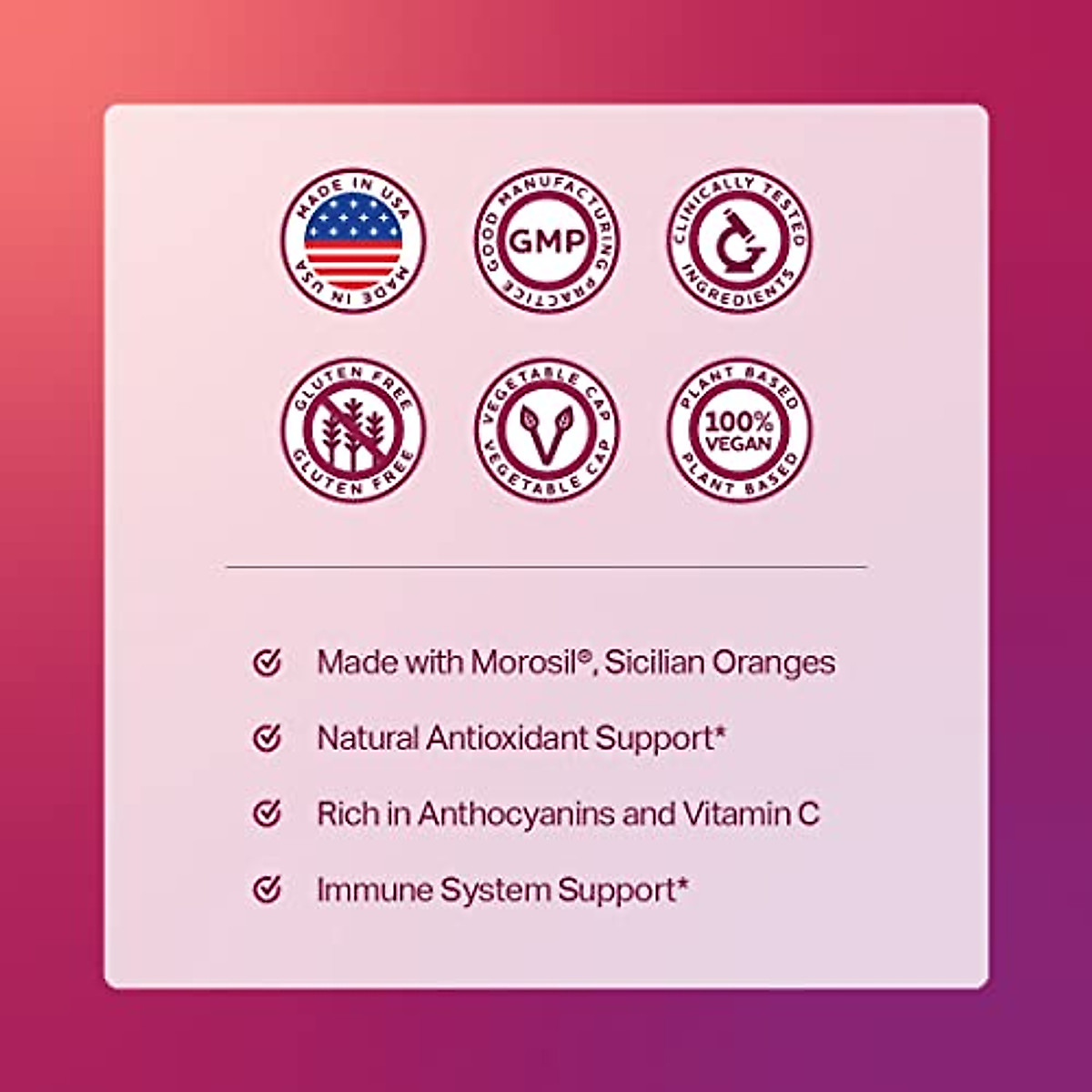 Anew Vita Morislim w/Morosil | Antioxidant Boost | Immunity Support | Moro Red Orange | 60 Vegetable Capsules | Non-GMO | Gluten Free | Made in USA