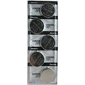 Energizer 5 Pack CR2430 3V Lithium Batteries