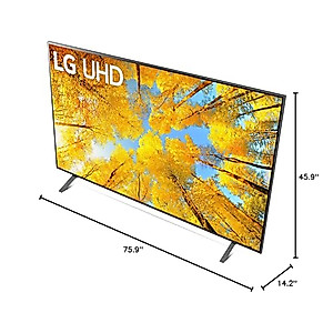 LG UQ7590 86-Inch Class UHD Smart TV 86UQ7590PUD, 2022 - AI-Powered 4K, Alexa Built-In, Grey