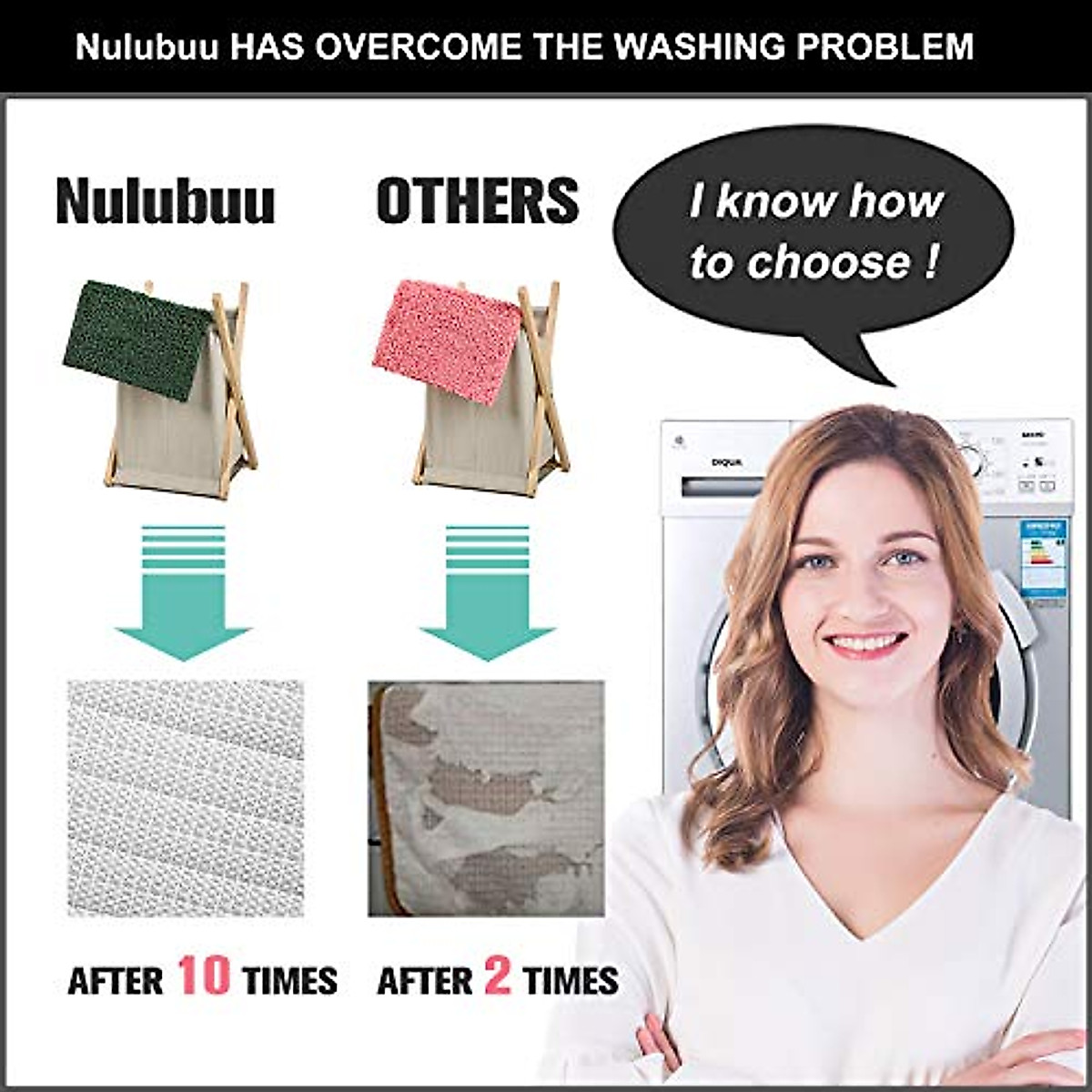 Nulubuu Chenille Extra Soft Bathroom Rug Mat, 16 x 24 Inches, Extra Absorbent Shaggy and Non Slip Rug, Machine Wash Dry, Green