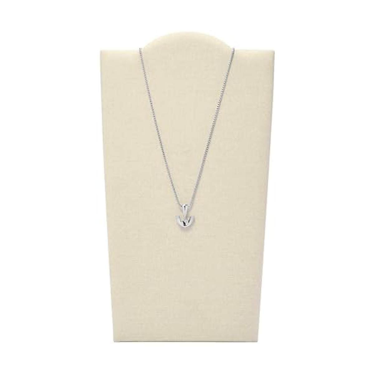 Skagen Women's Pendler Silver-Tone Stainless Steel Anchor Pendant Necklace (Model: SKJM0187040)